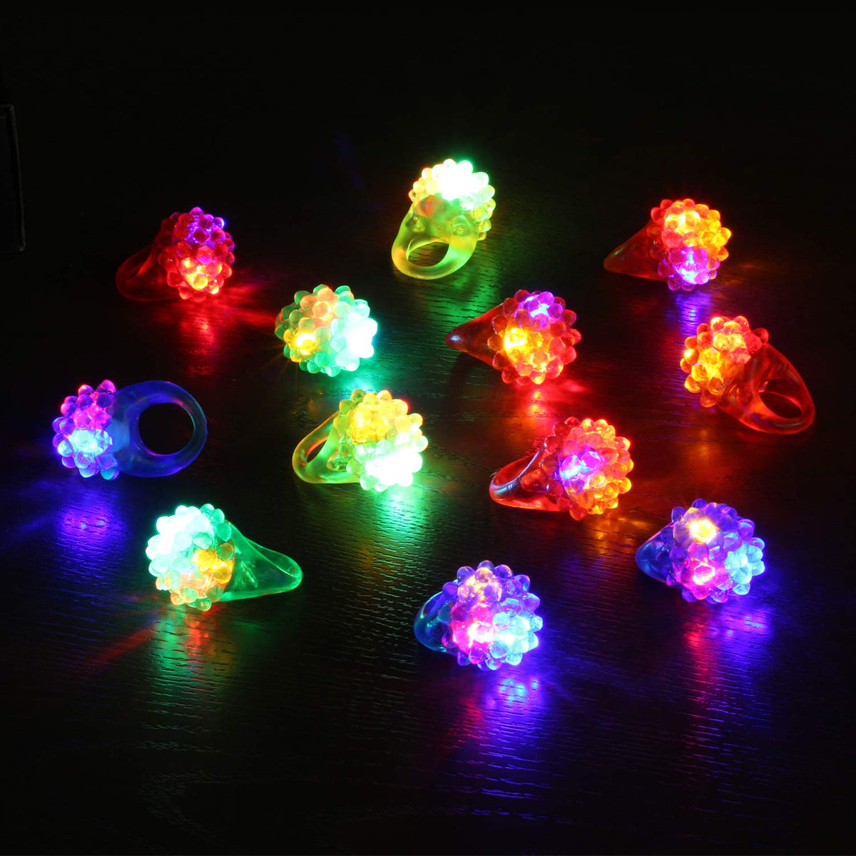 Anillos con luz led – Luces Mágicas